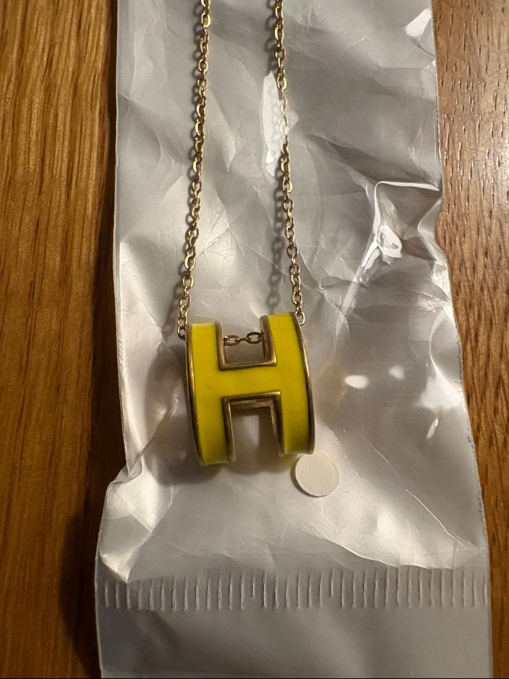 Fashion Jewelry | Jewelry | Stainless Steel Yellow Letter Pendant Large ...